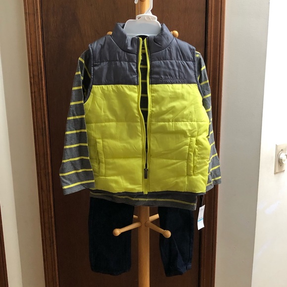 Calvin Klein Jeans | Matching Sets | Calvin Klein Jeans Boys Green Grey ...